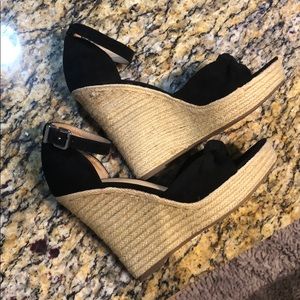 Express | Shoes | Express Wedges With Ankle Strap | Poshmark